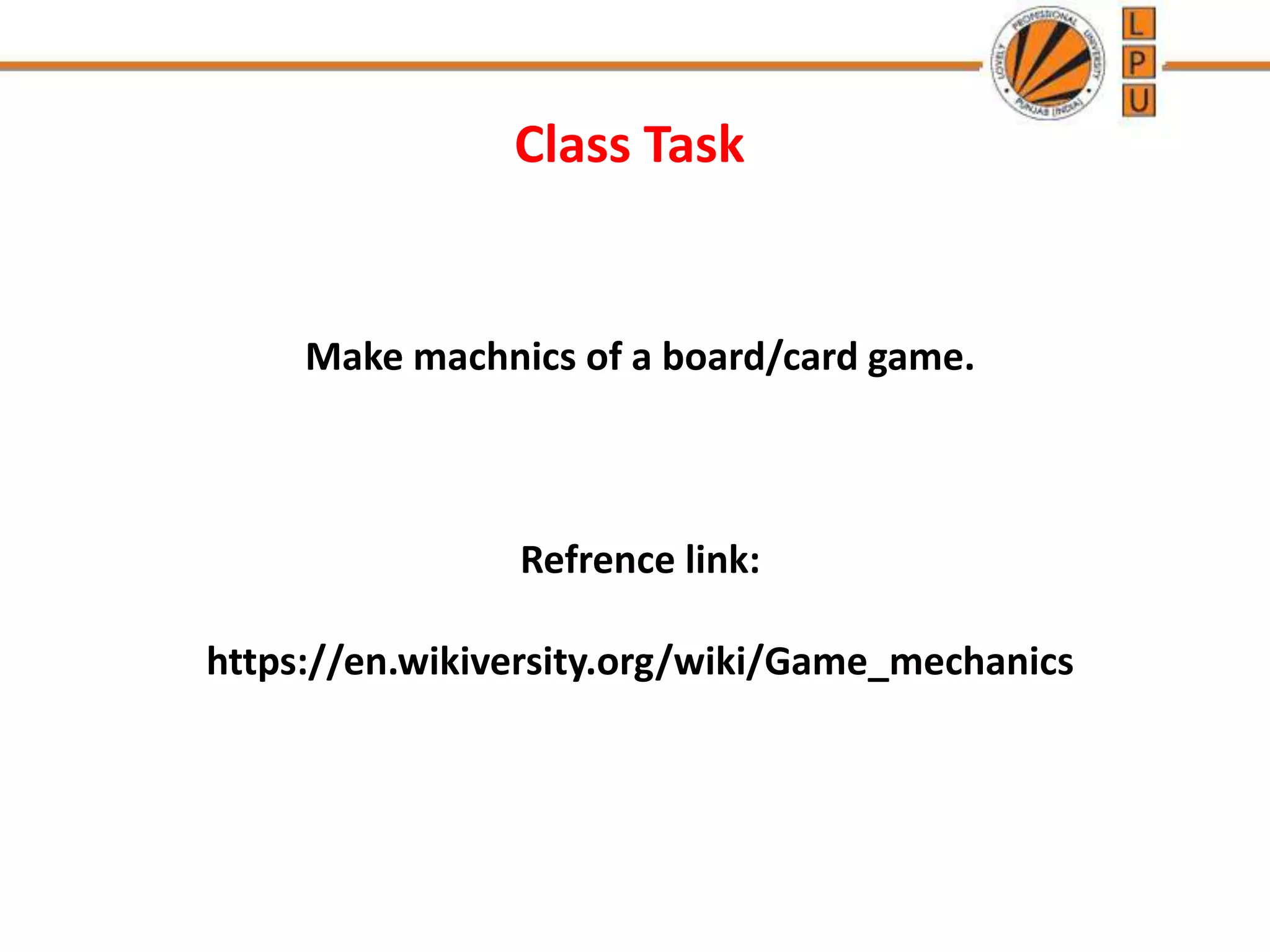 6 lecture (game elements ) 2 2-2021 | PPT