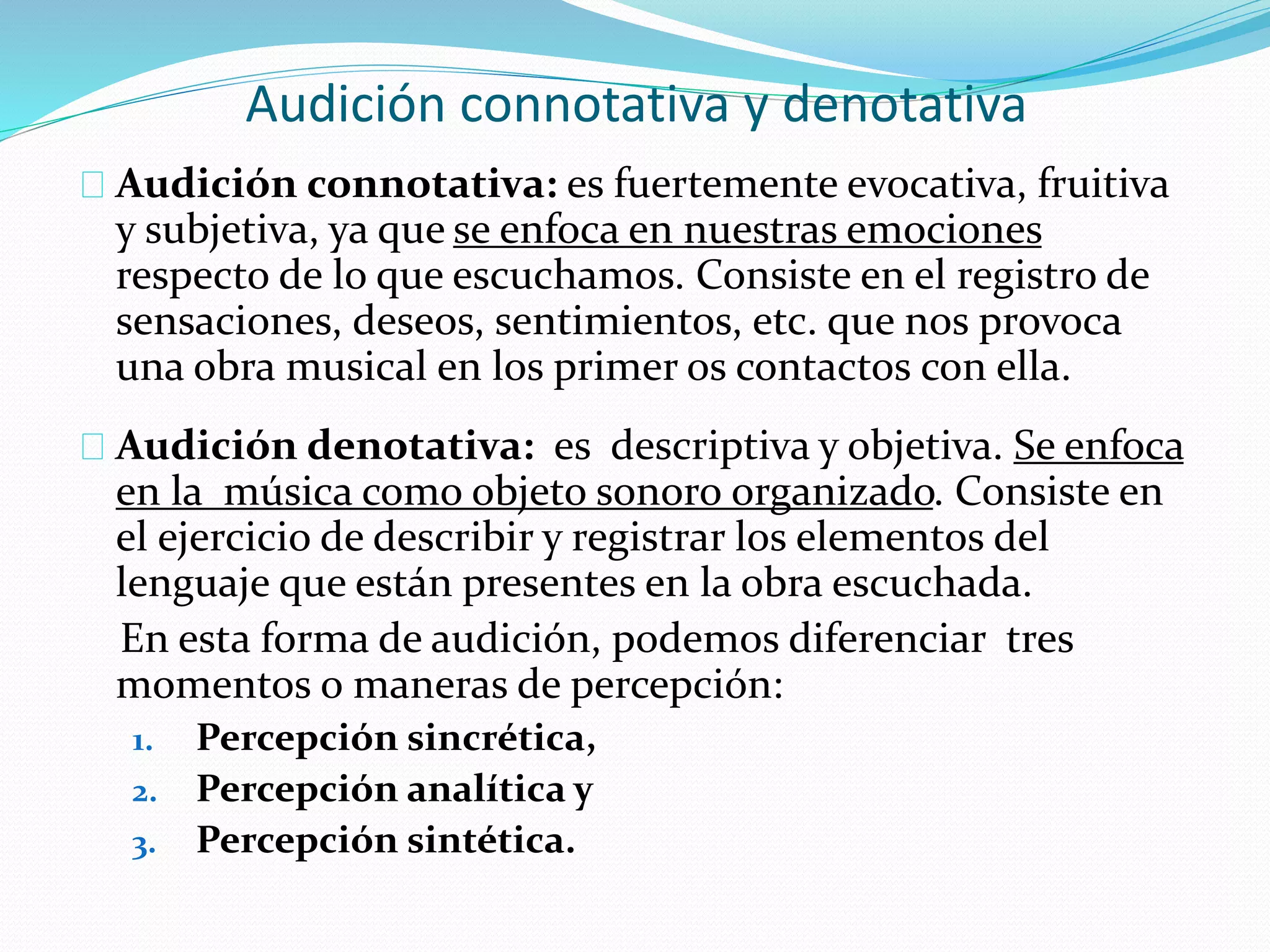 6 lenguaje musical y percepción | PPT