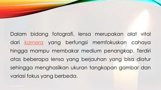 6 lensa | PPT