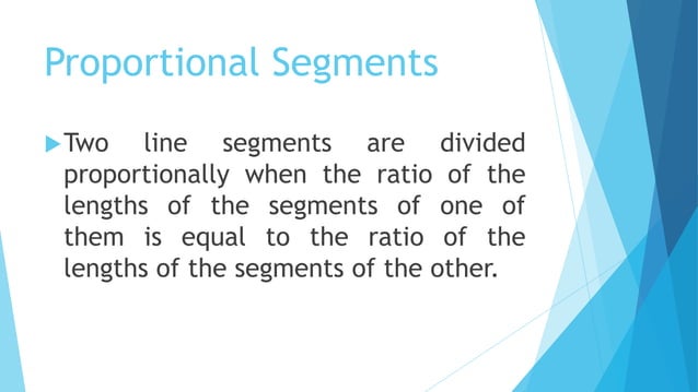 6 lesson 4 proportionality in triangles | PPTX