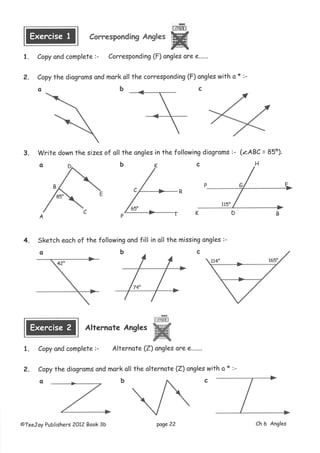 6 level 3b hw chapter 6 angles | PDF