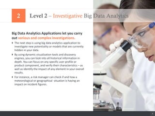 6 levels of big data analytics applications | PPT