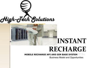 High tech Mobile Recharge portal proposal 1 | PPT