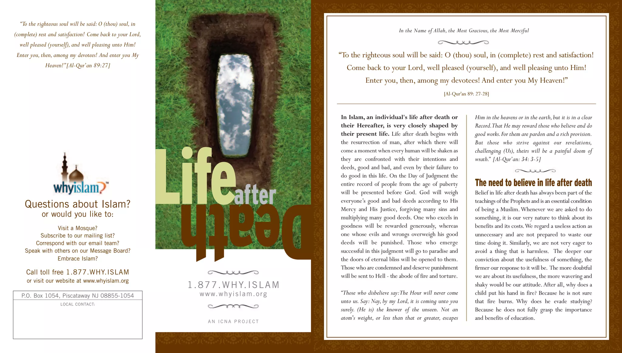Life after Death in Islam pamphlet | PDF