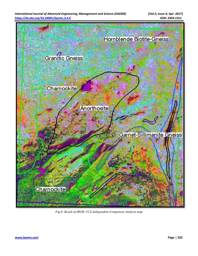 lithological discrimination of anorthosite using aster data in ...