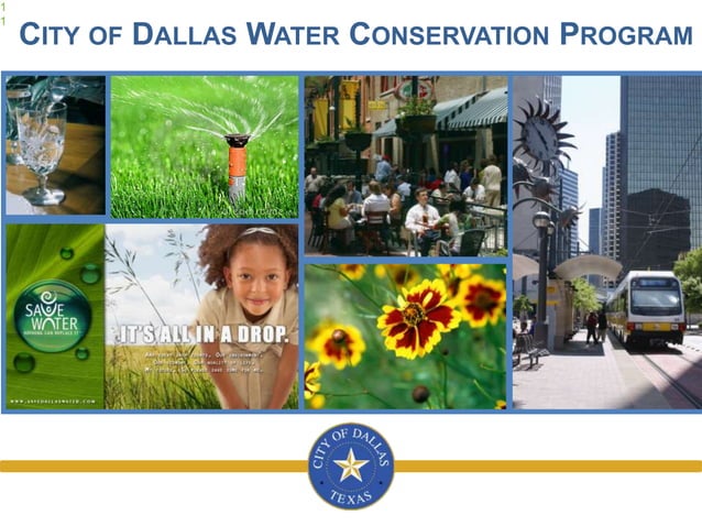 Dallas Water Utilities and One Water: A Water Efficient Future | PPT