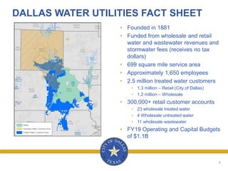Dallas Water Utilities and One Water: A Water Efficient Future | PPTX