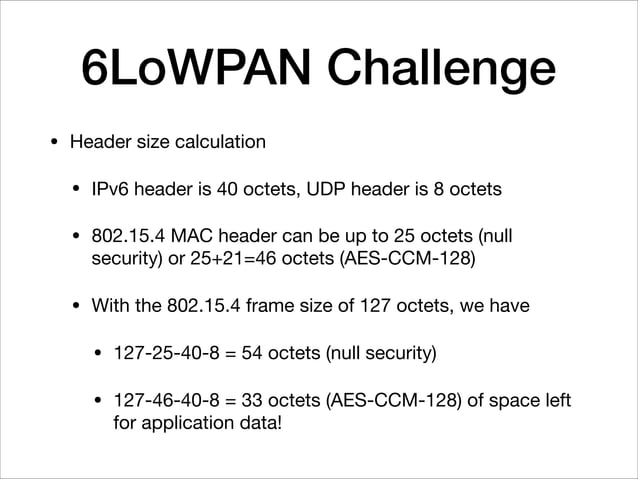 6LoWPAN | PDF | Computer Networking | Computing
