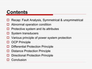 Lecture ppt on Power System Protection.pptx