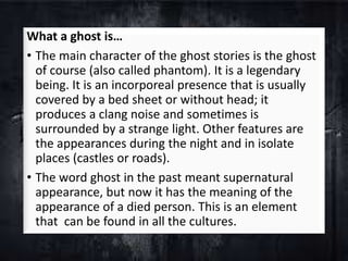 Cw ghost story | PPT