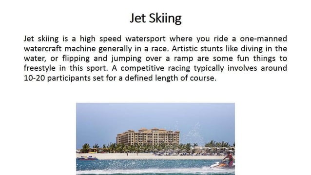 6 Major Types of Individual Water Sports Played | PPTX