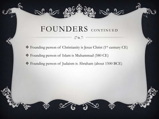 6 Major World Religions | PPTX
