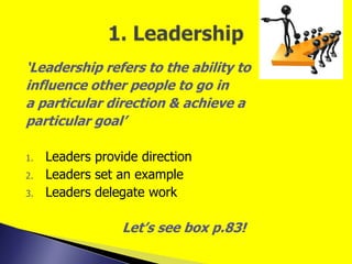 6 management skills of leadership & motivation | PPTX