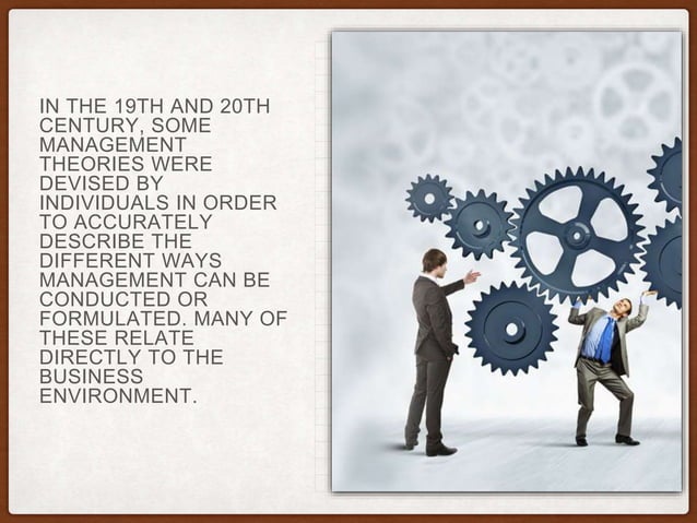 Explaining the 6 Management Theories | PPTX | Business Administration ...