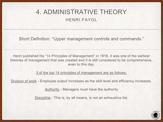 Explaining the 6 Management Theories | PPTX | Business Administration ...