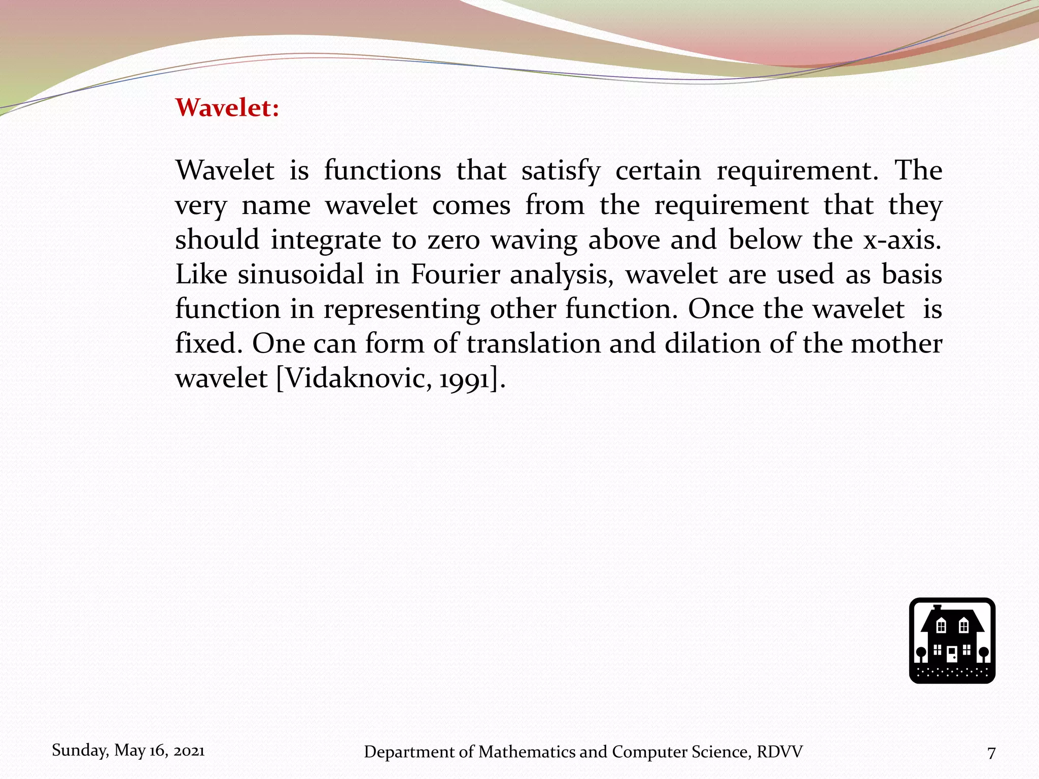 Wavelet, Wavelet Image Compression, STW, SPIHT, MATLAB