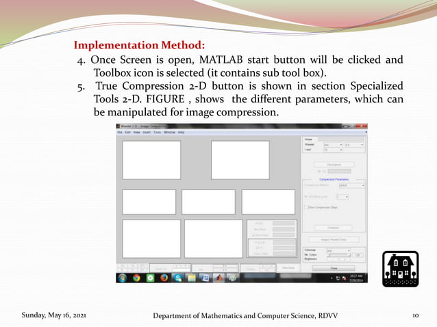 Wavelet, Wavelet Image Compression, STW, SPIHT, MATLAB | PPT