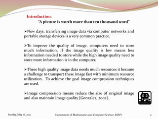 Wavelet, Wavelet Image Compression, STW, SPIHT, MATLAB | PPT