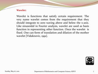 Wavelet, Wavelet Image Compression, STW, SPIHT, MATLAB | PPT