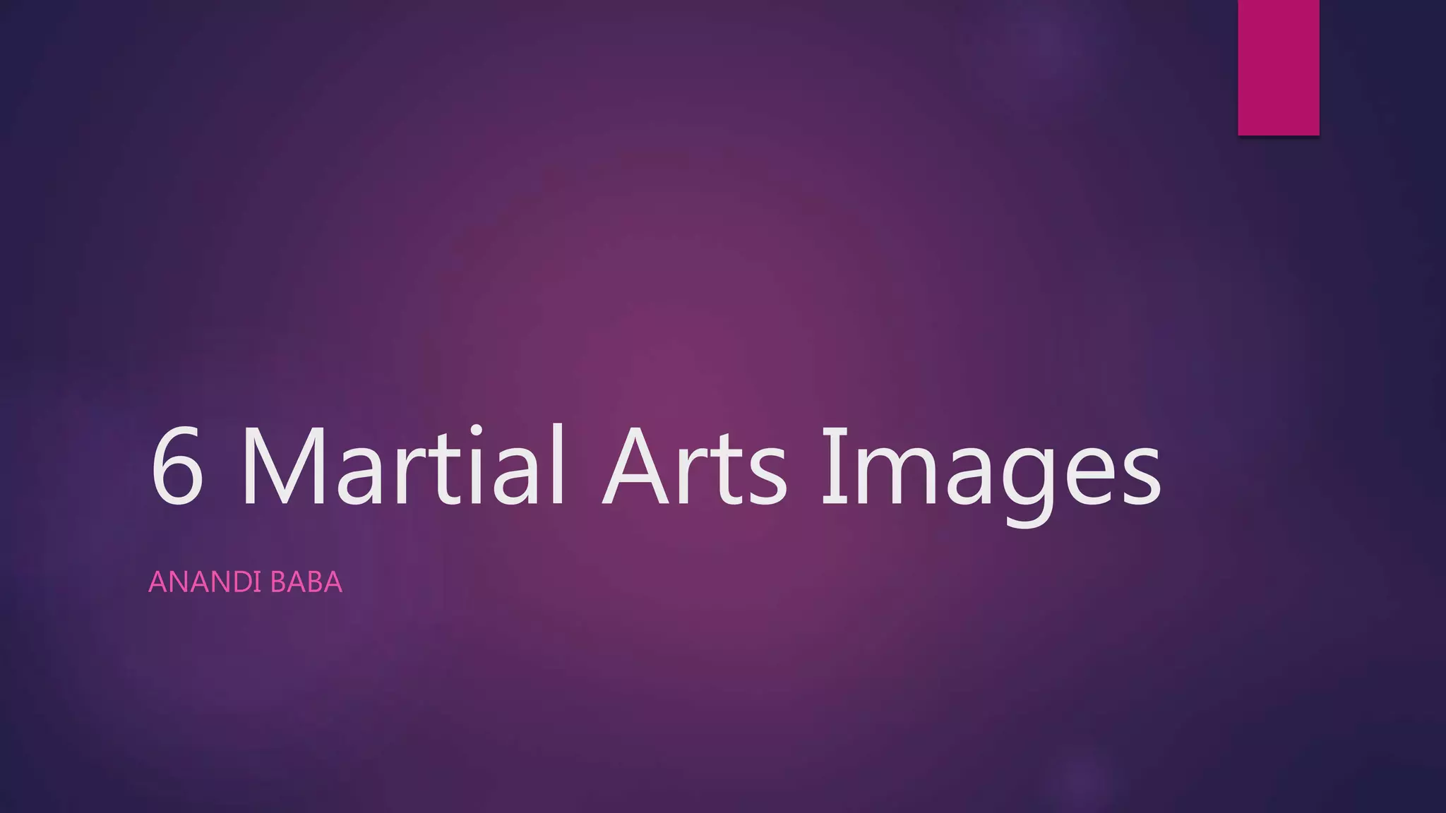 6 Martial Arts Images | PPT