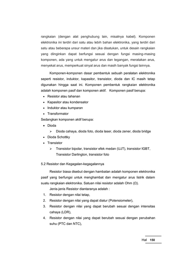 6 materi komponen elektronika | PDF