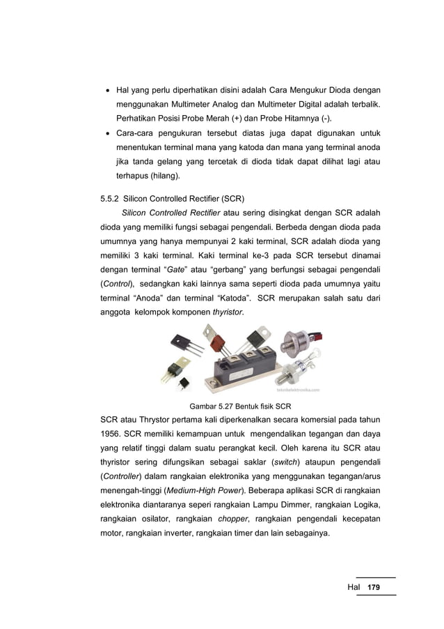 6 materi komponen elektronika | PDF