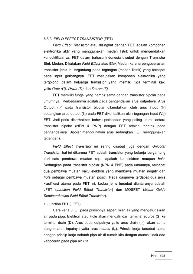 6 materi komponen elektronika | PDF