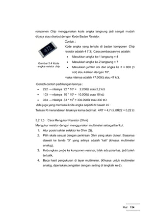 6 materi komponen elektronika | PDF