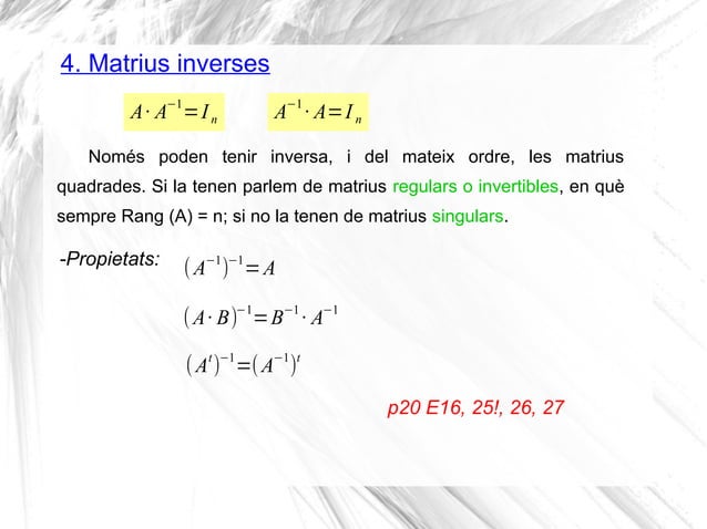 6 Matrius 2n Batxillerat | PPT