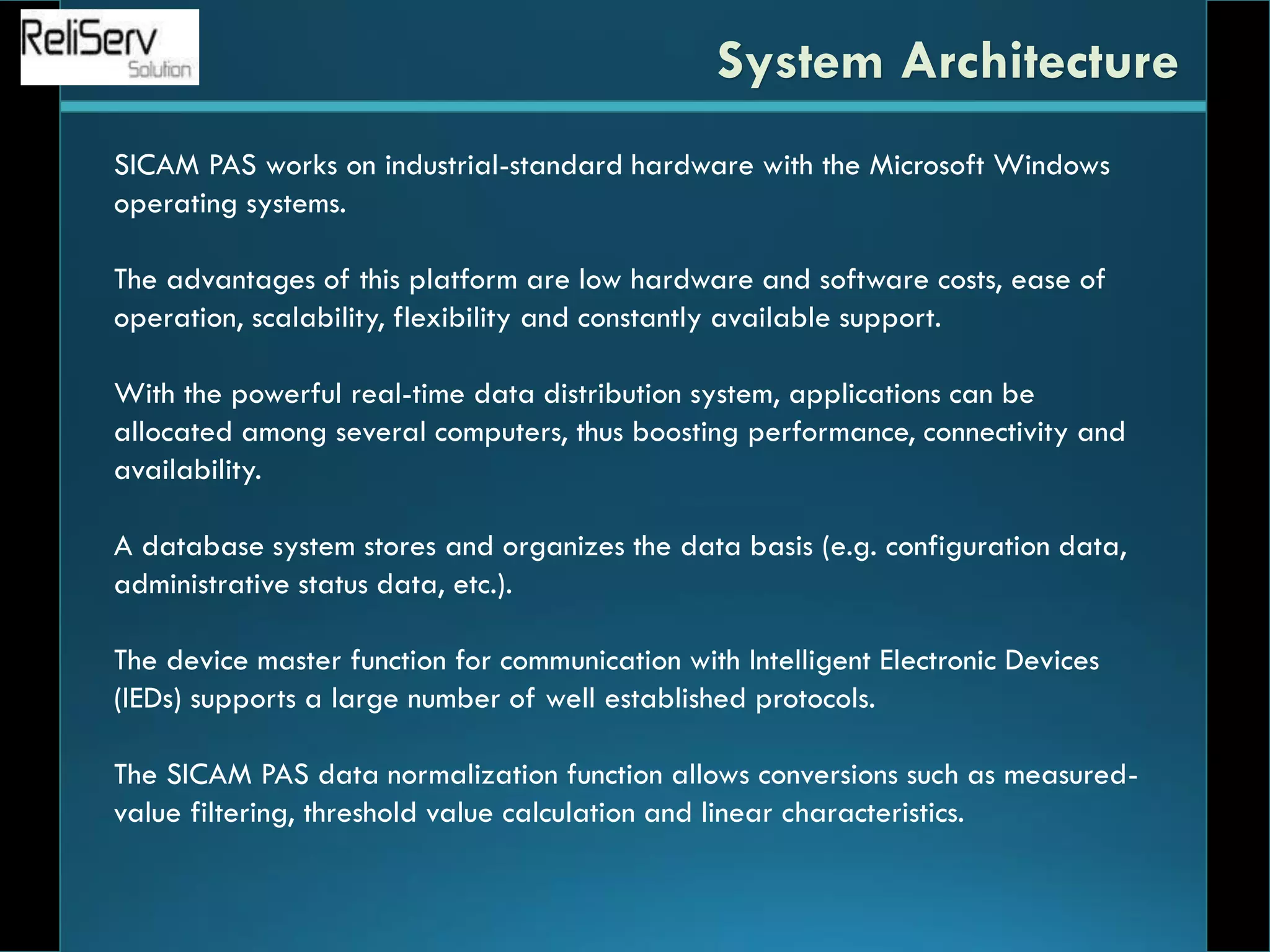 SICAM PAS Software (6MD90) | PDF