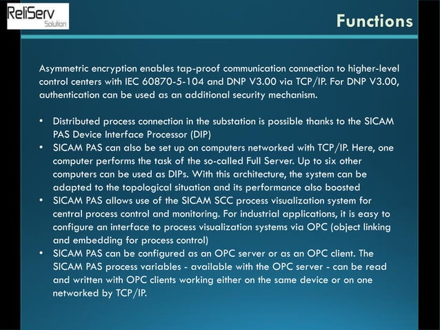 SICAM PAS Software (6MD90) | PDF
