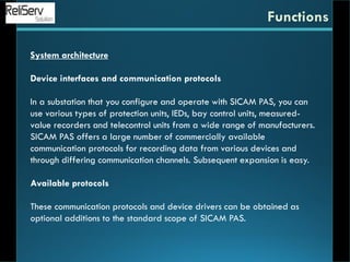 SICAM PAS Software (6MD90) | PDF