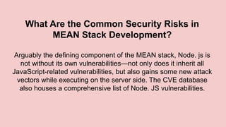 6 MEAN Stack Development Common Securities.pptx