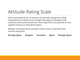 Measurement and Scaling Techniques | PPTX