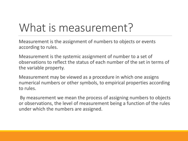 Measurement and Scaling Techniques | PPTX