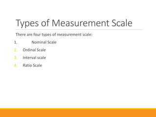 Measurement and Scaling Techniques | PPTX