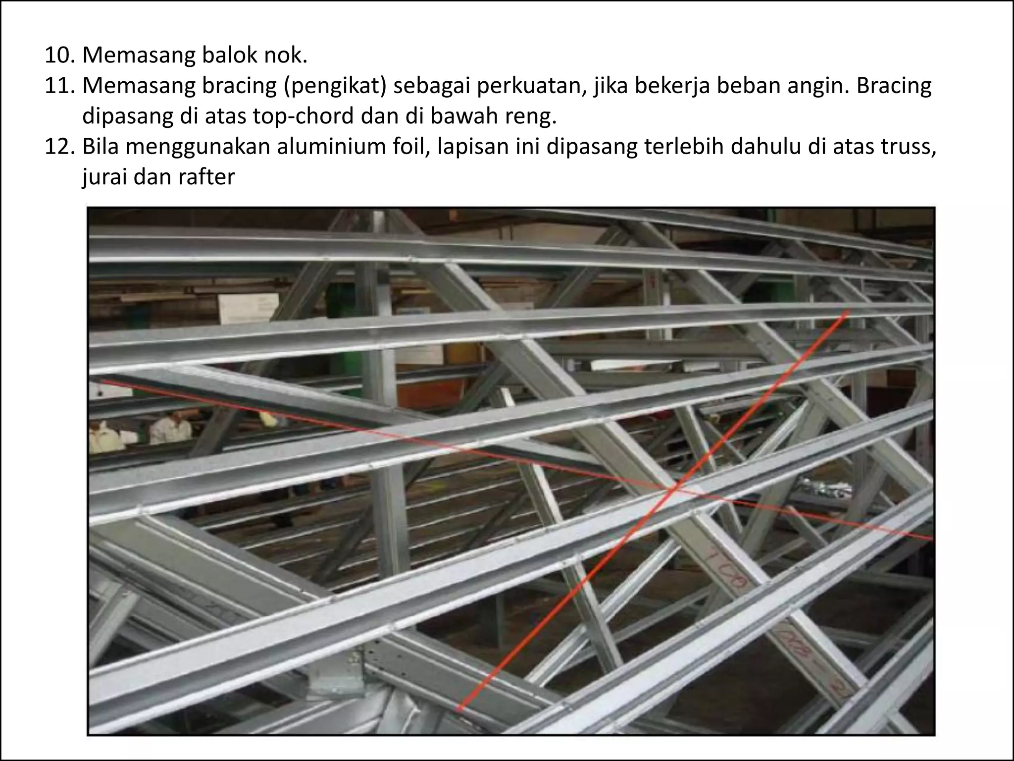 melaksanakan pekerjaan-pemasangan-rangka-atap-baja-ringan1 | PDF