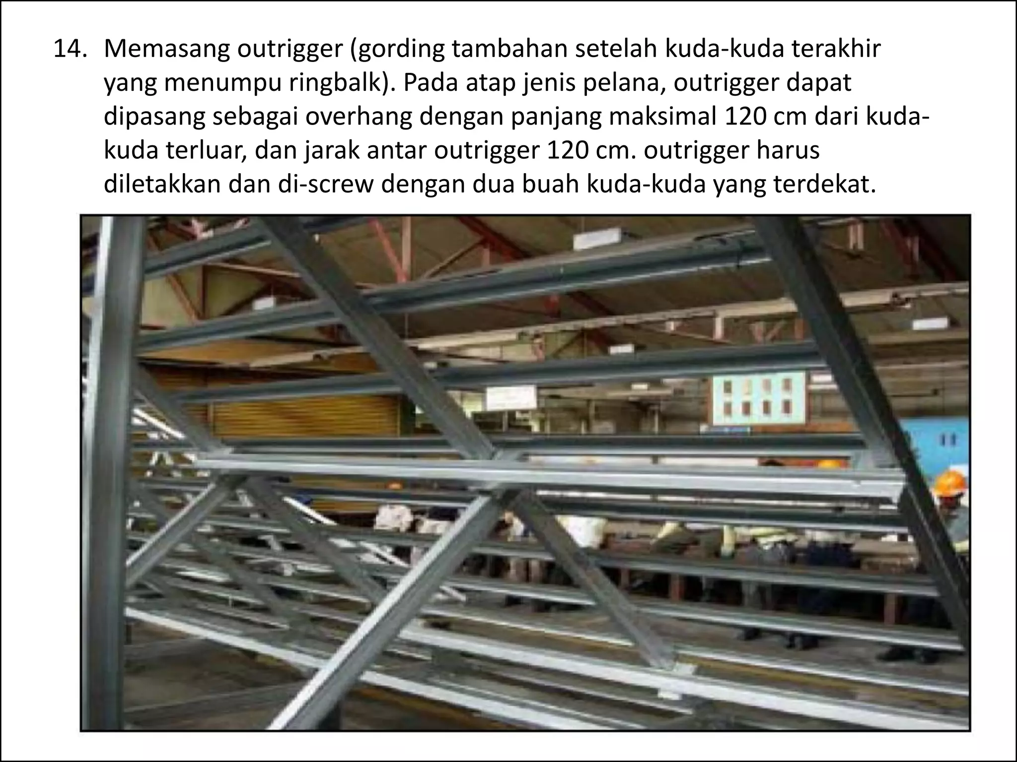 melaksanakan pekerjaan-pemasangan-rangka-atap-baja-ringan1 | PDF