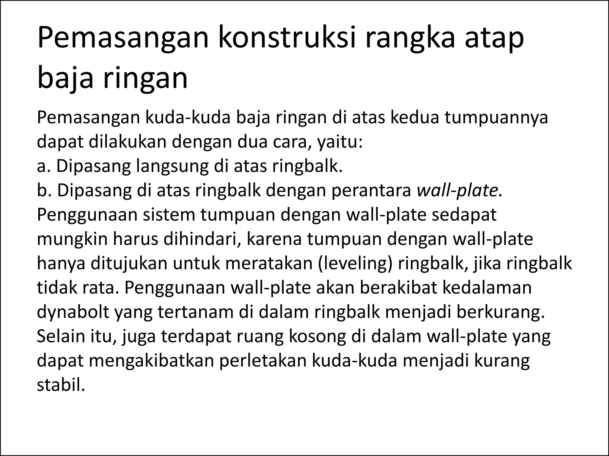melaksanakan pekerjaan-pemasangan-rangka-atap-baja-ringan1 | PDF