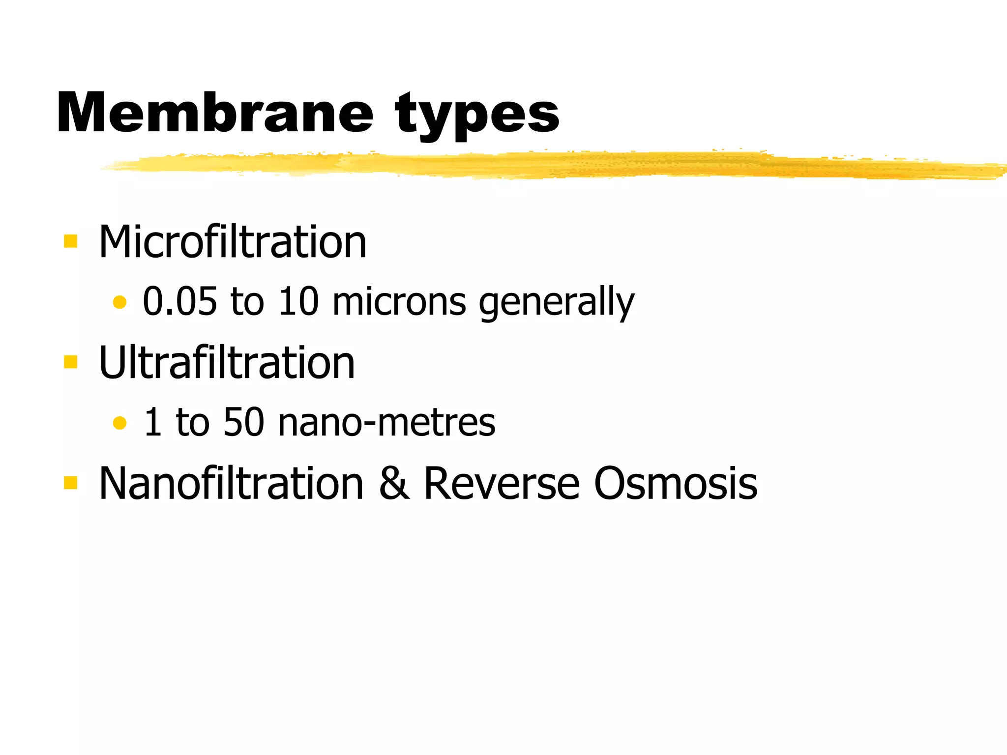 Particle Technology- Membranes and Colloids | PPT