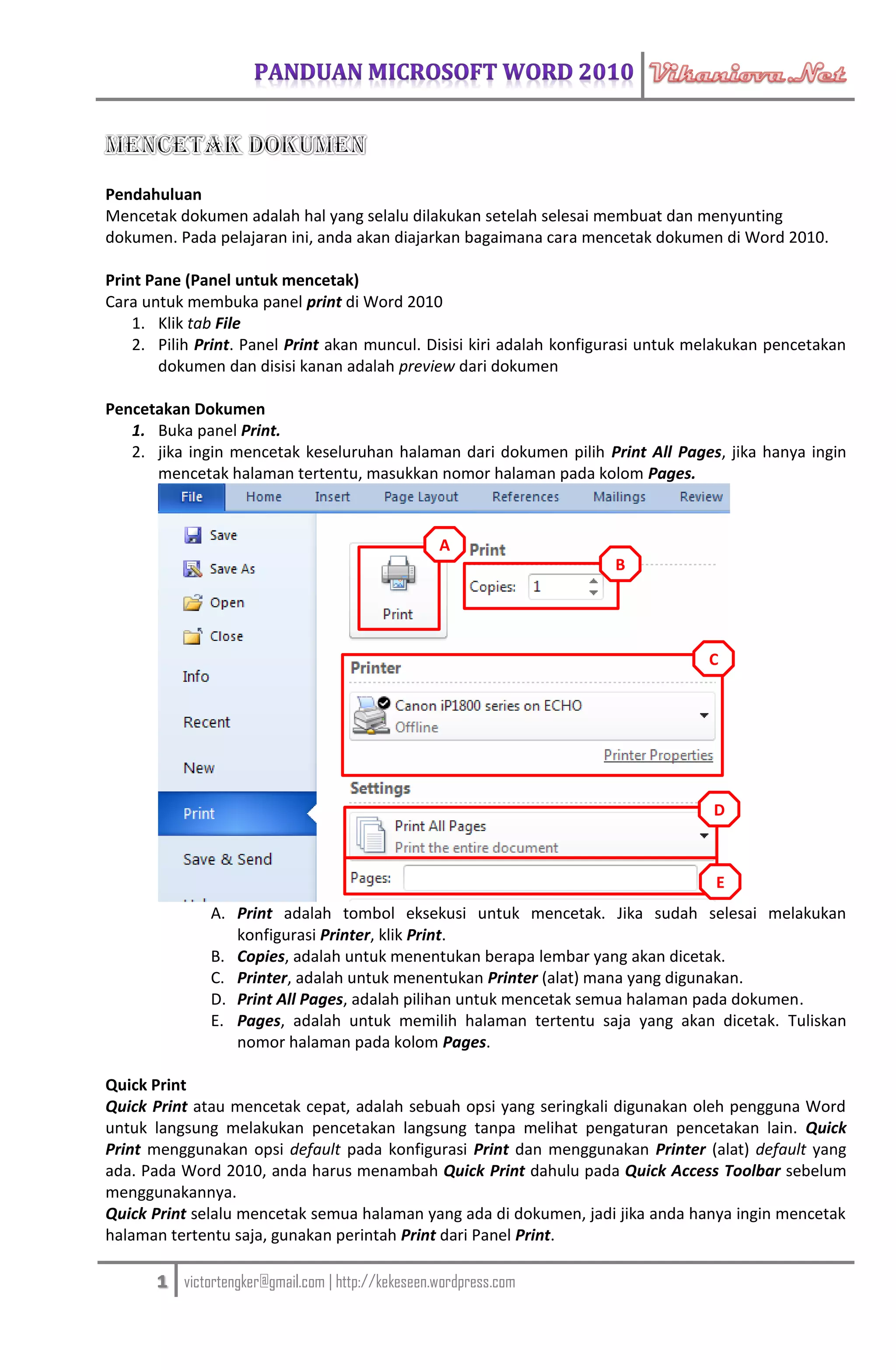 #6 mencetak dokumen | PDF