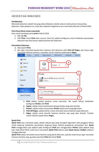 #6 mencetak dokumen | PDF