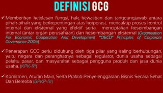 mengenal gcg di kemenhub | PPT