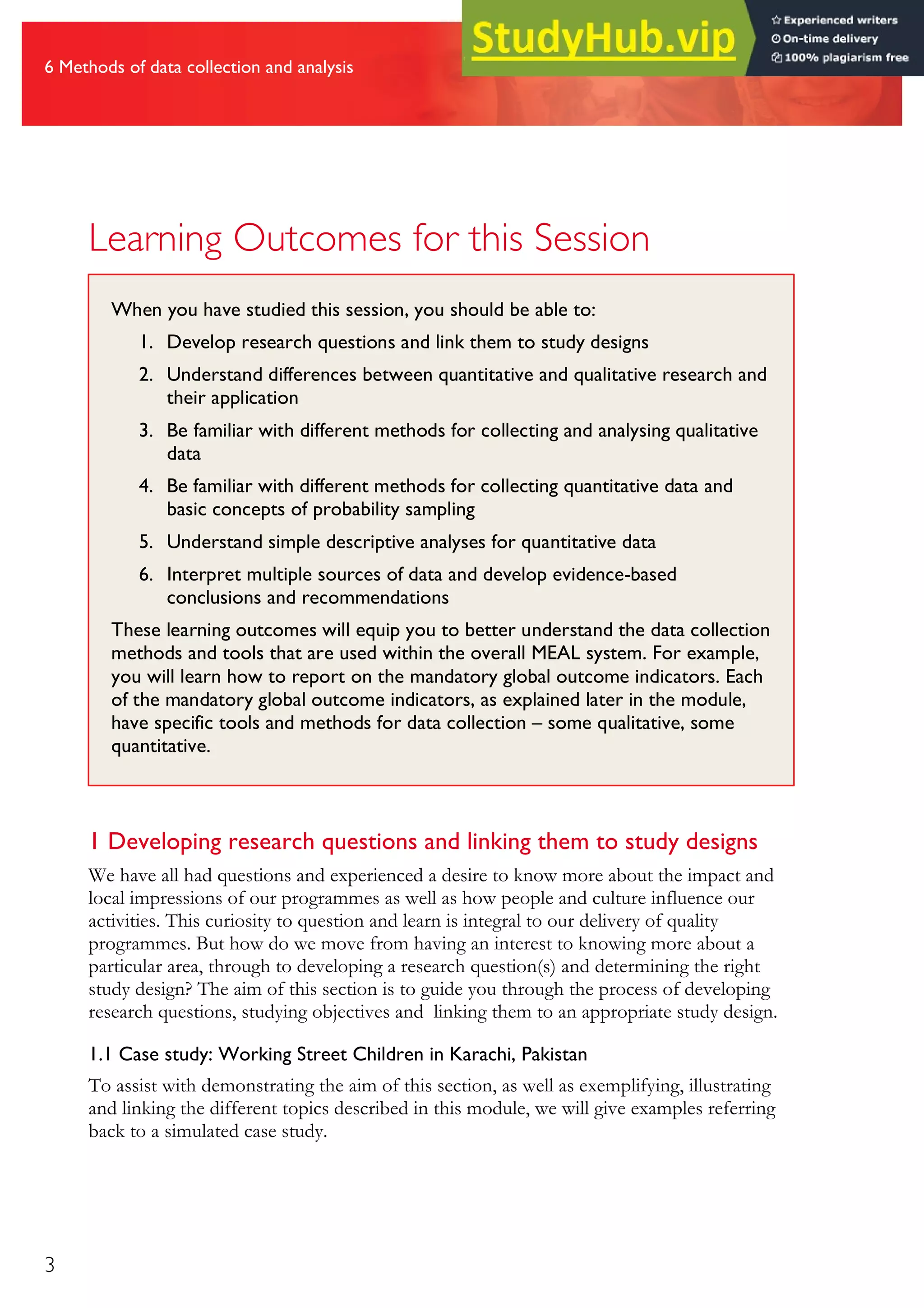 6 Methods Of Data Collection | PDF