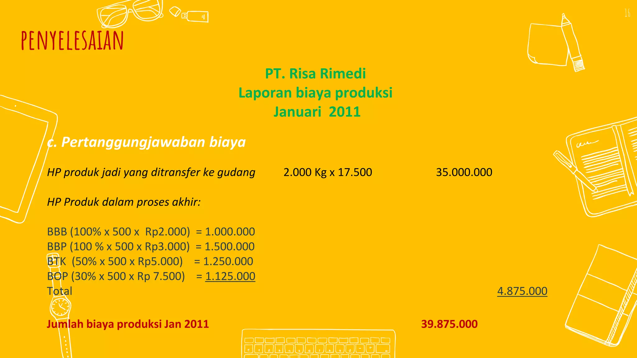 Metode harga pokok proses | PDF