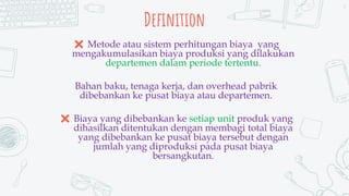 Metode harga pokok proses | PDF