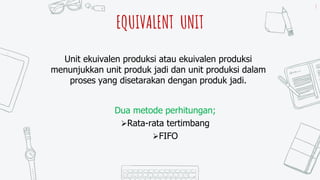 Metode harga pokok proses | PDF