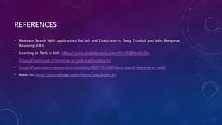 Improving Search Relevance in Elasticsearch Using Machine Learning - Milorad Imbra | PPTX ...