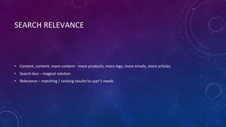 Improving Search Relevance in Elasticsearch Using Machine Learning - Milorad Imbra | PPTX ...