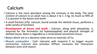 6 Minerals.pptxbiochemistryyyyyyyyyyyyyy | PPTX